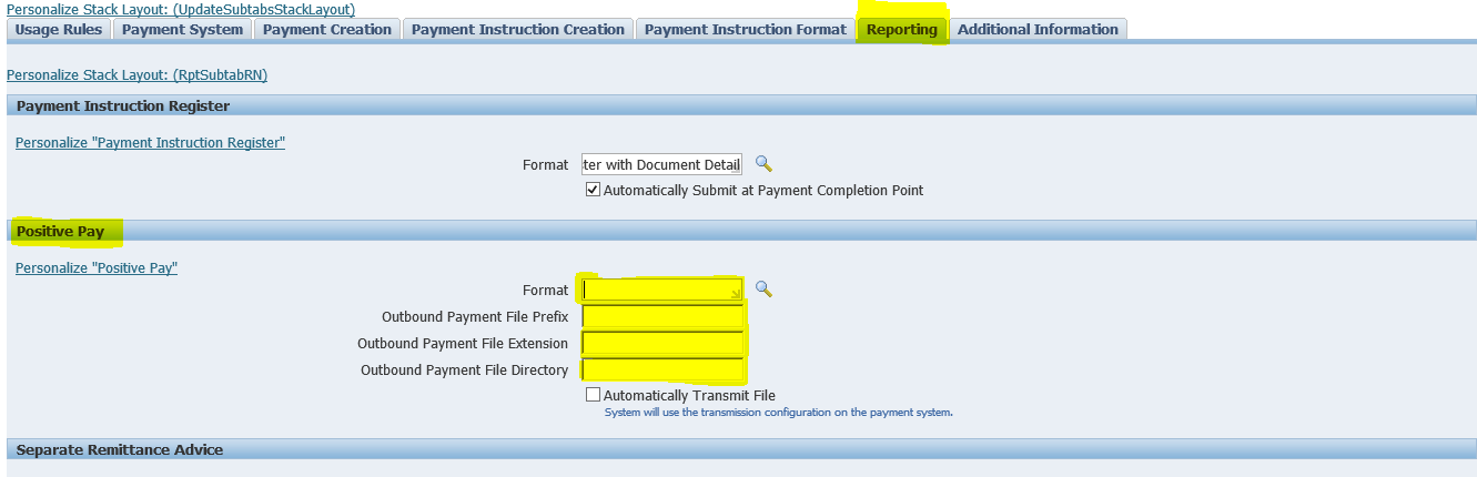Oracle Application's Blog: Positive Pay File Setup in Oracle Apps