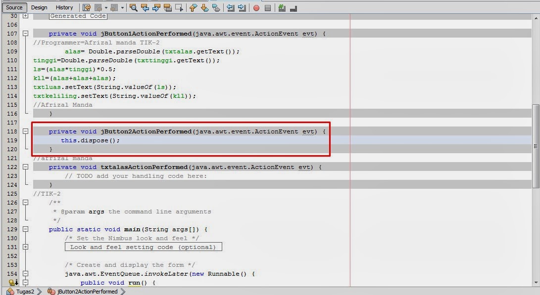 Ahmad Is Robi: Membuat Program Java Perhitungan Luas dan Keliling Segi ...