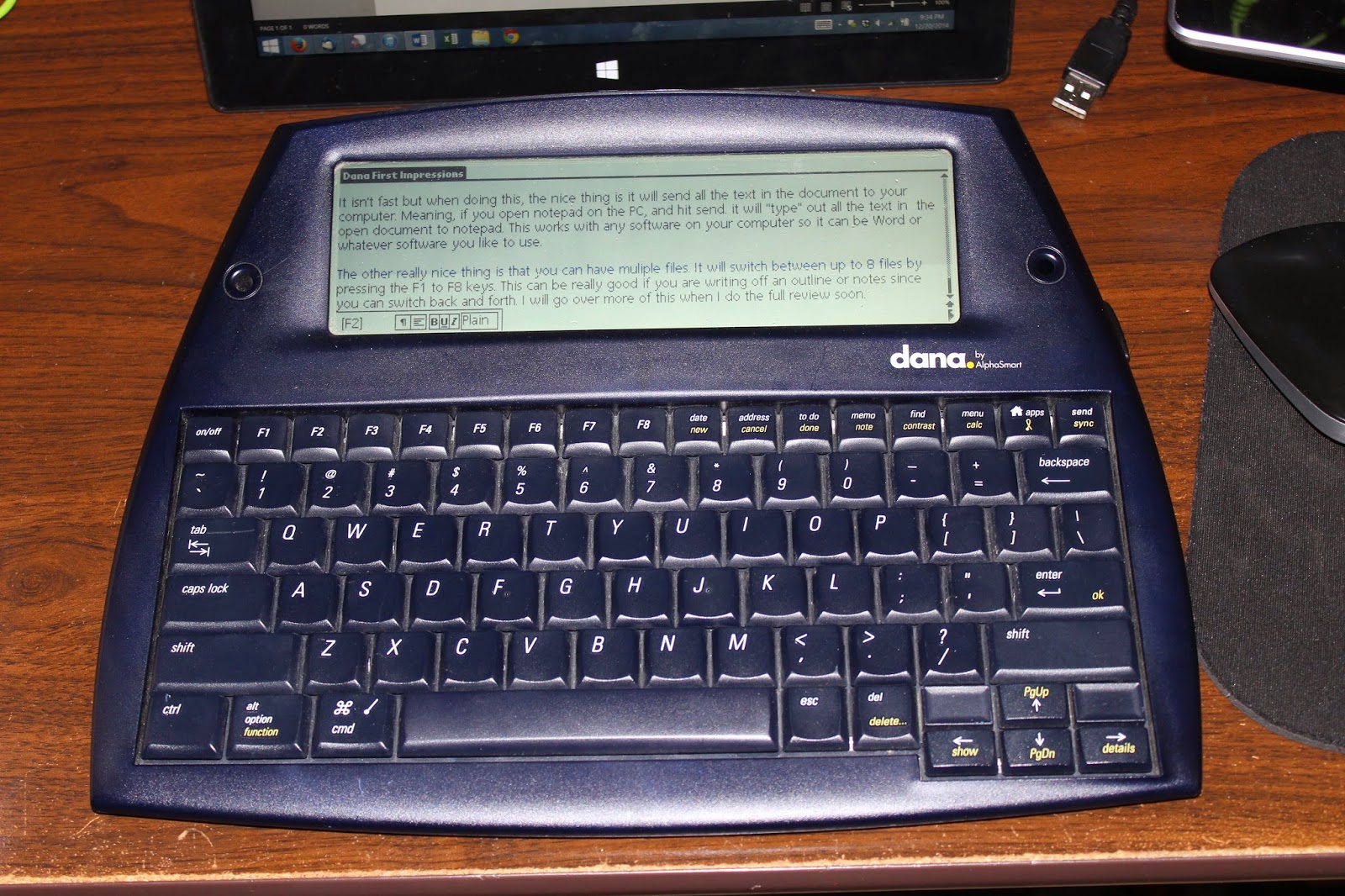 Classical Computing: AlphaSmart Dana First Impressions