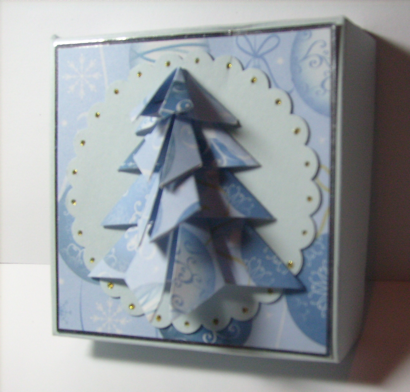 Night Owl Designs: Folded Christmas Tree Card Tutorial