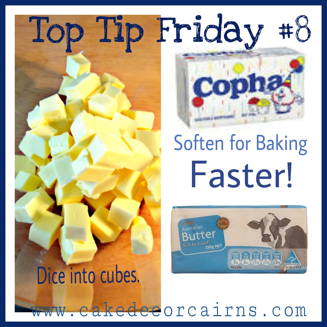 Top Tip Friday #8 : Soften Butter Faster