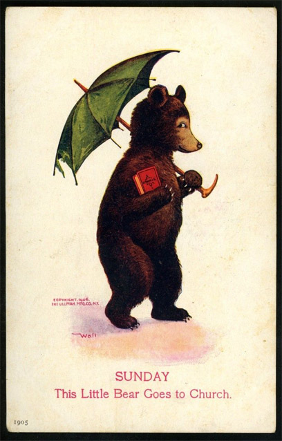 John's Island: A Week of Busy Bears -- Sunday [early 1900s]