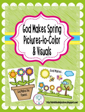 Bible Fun For Kids: God Makes Spring