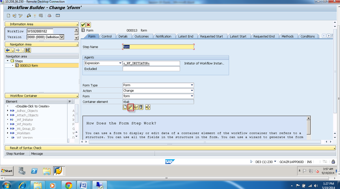 An SAP Consultant: SAP Workflow - Form Step