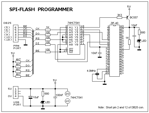 89S51-89S52 microcontroller programmer and software: 8051(intel) = 8951 ...