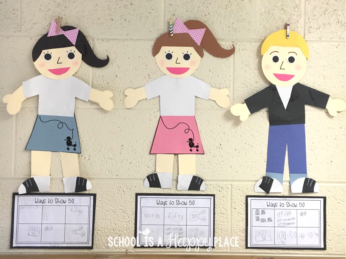 School Is a Happy Place: 50th Day of School
