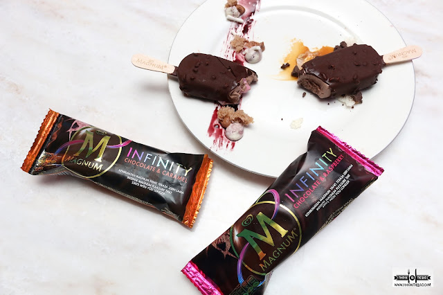 MAGNUM INFINITY: CARAMEL and RASPBERRY | Food In The Bag