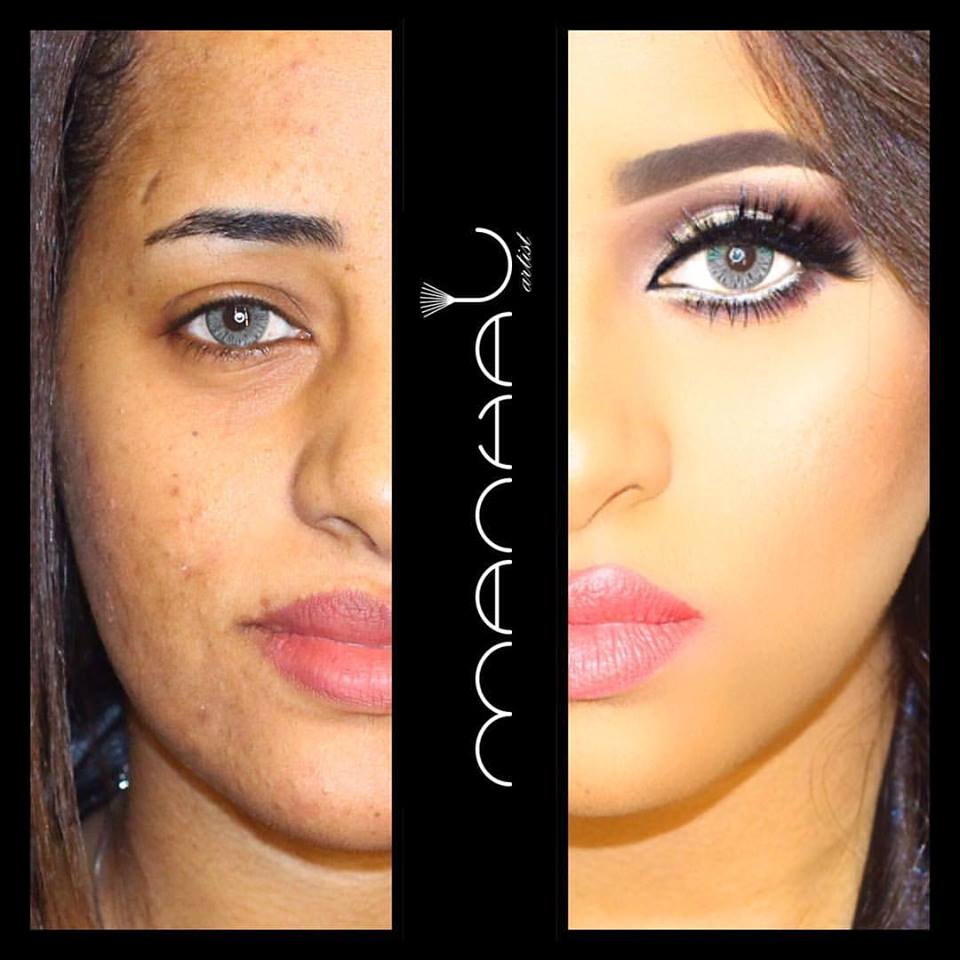 Before And After Manhal Makeup Artist before-and-after-manhal-makeup-artist