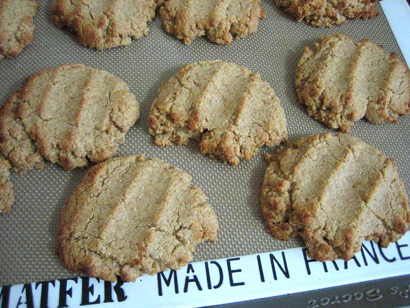 Janel Was Here: Eggless, Milkless Peanut Butter Cookies