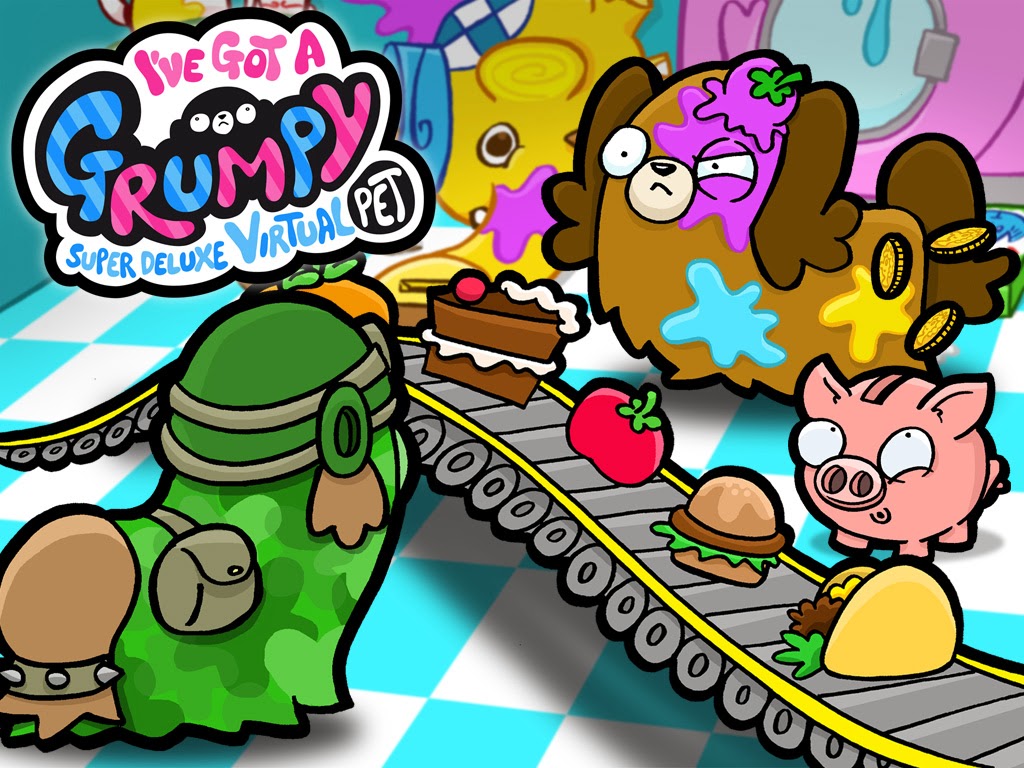 Calamari Royale: Grumpy - Your Super Deluxe Virtual Pet