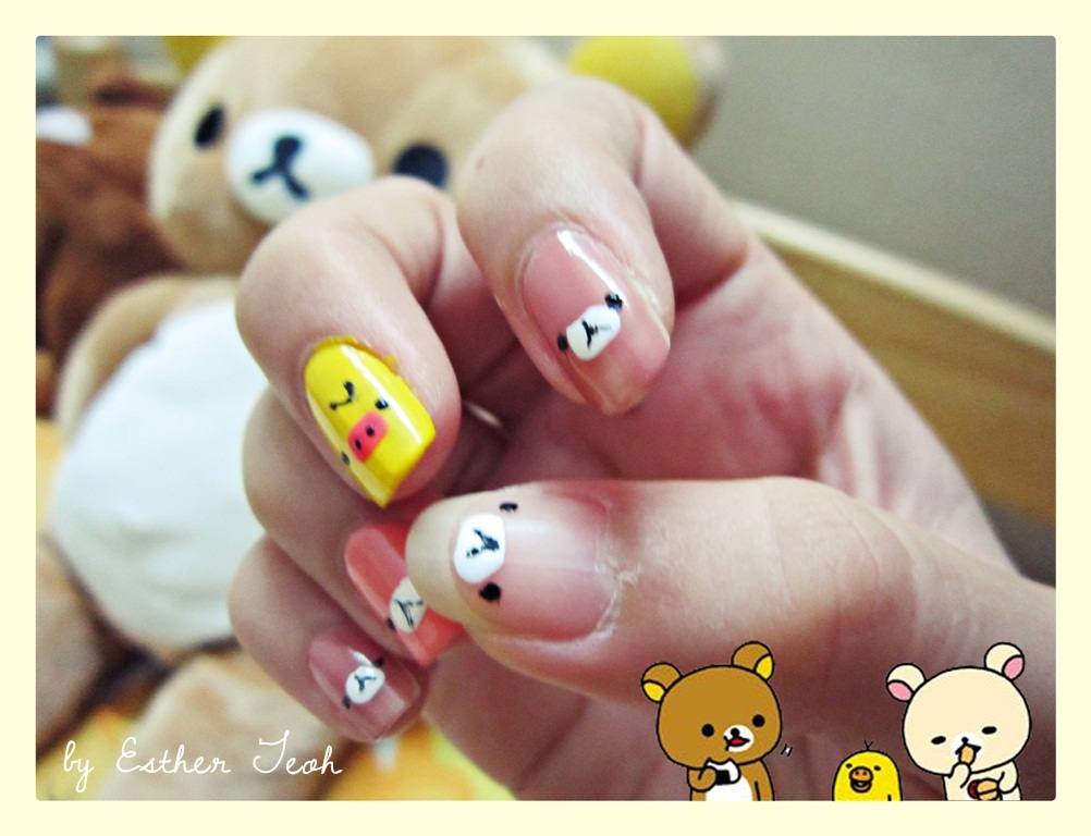 Ë S T H E R . T : Rilakkuma Nail Art