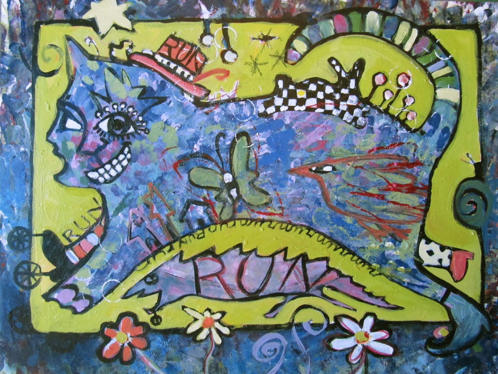 A Ray a Day: Daily paintings by Phyllis Ray: January 2012