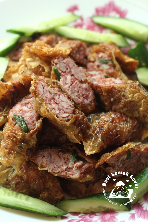 Nasi Lemak Lover: Penang Lobak (meat rolls)_2017 CNY_ 槟城炸卤肉卷_金鸡报春