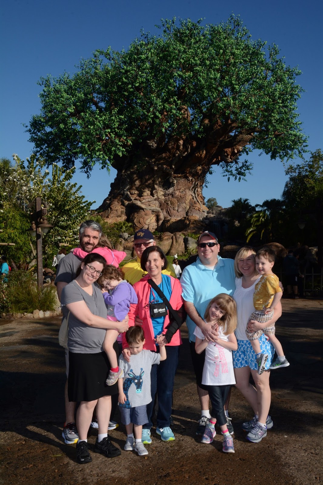 Flack Family of Five: Animal Kingdom (or as Charlie says, "Raffi Day!")