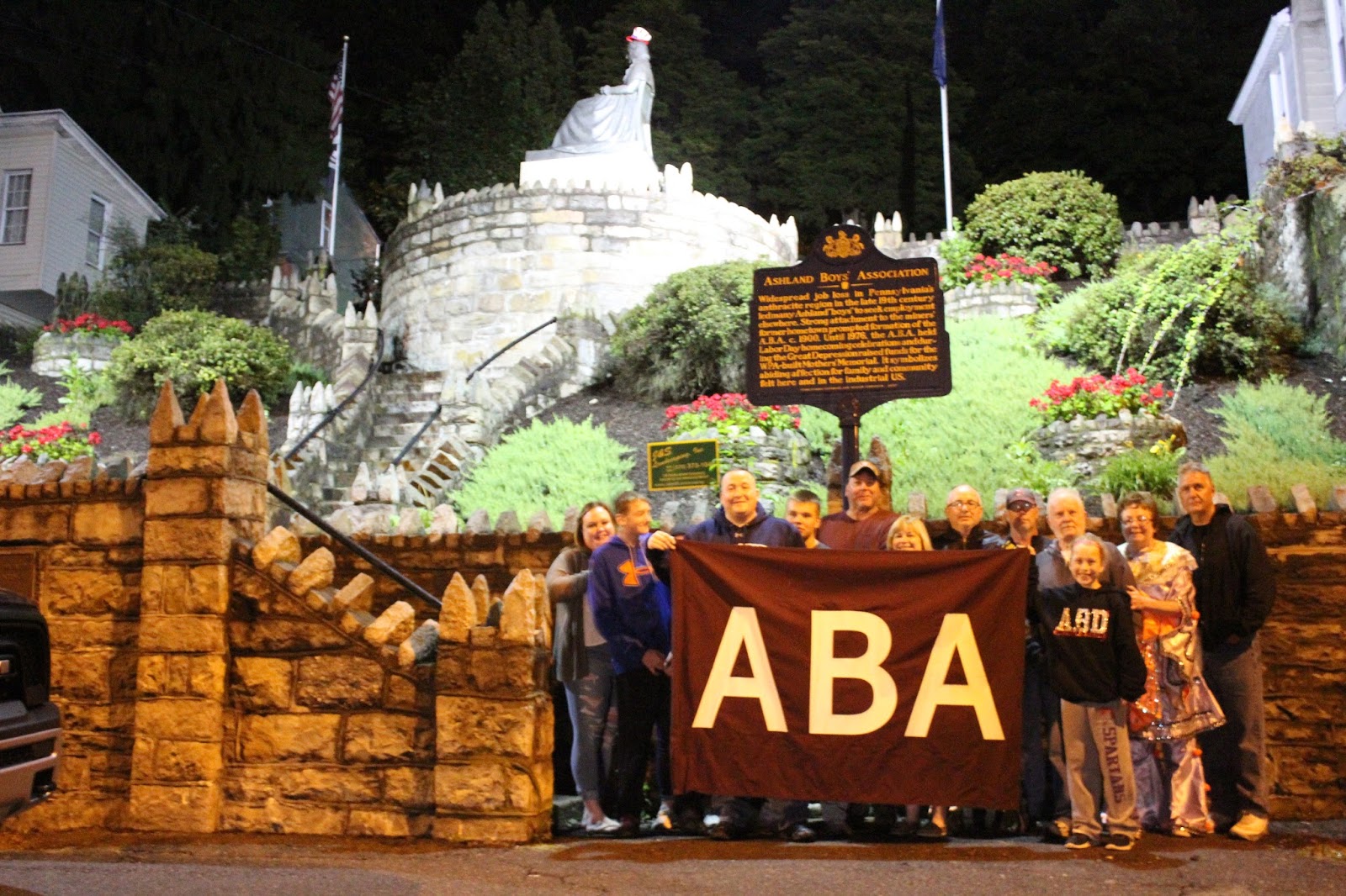 Ashland Residents Commemorate ABA on the Saturday Night Before Labor Day