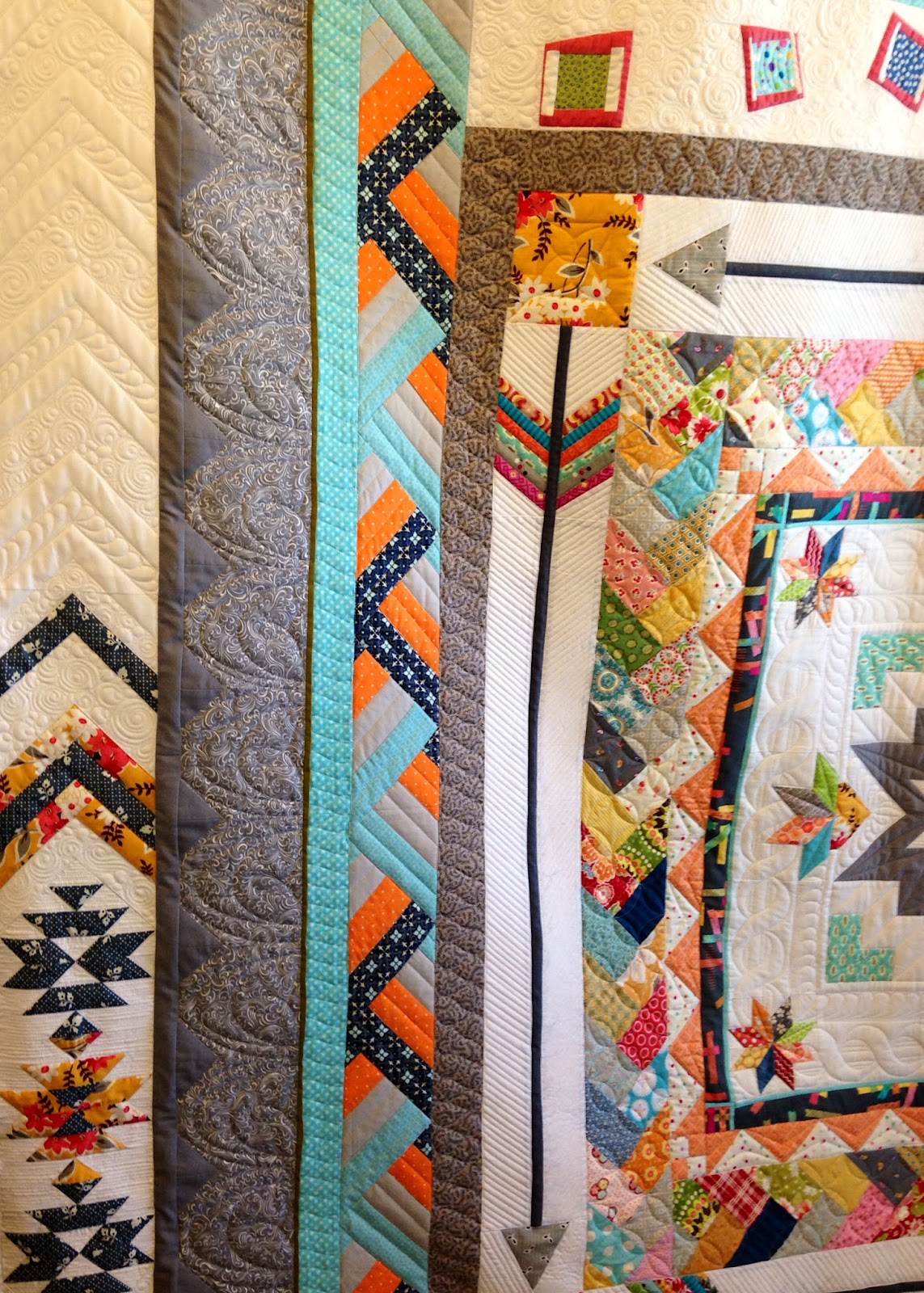 Quilting Together: Natalie's Round Robin Quilt