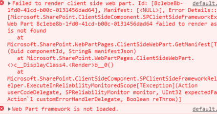sadomovalex's blog: Workaround for render error of SPFx web part