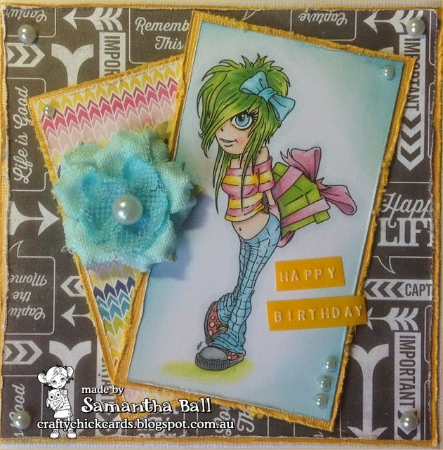 Craftychick Cards: Let's Hear it for the Girls!