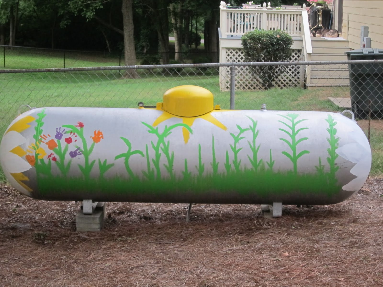 Propane Tank Paint Ideas
