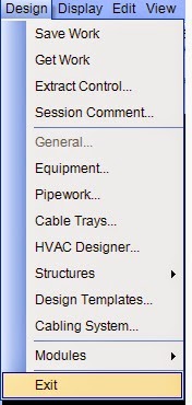 Menu Umum PDMS - Belajar PDMS