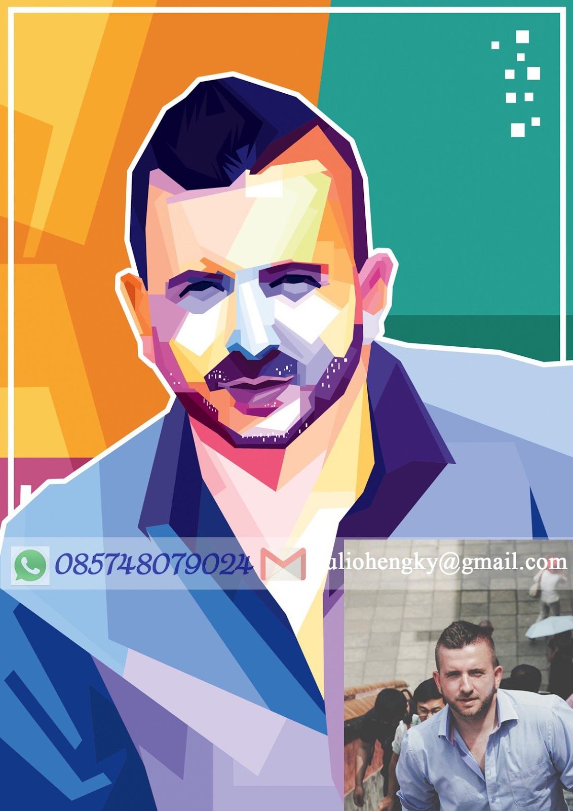 jual kado unik dan lucu jasa pop art wpap