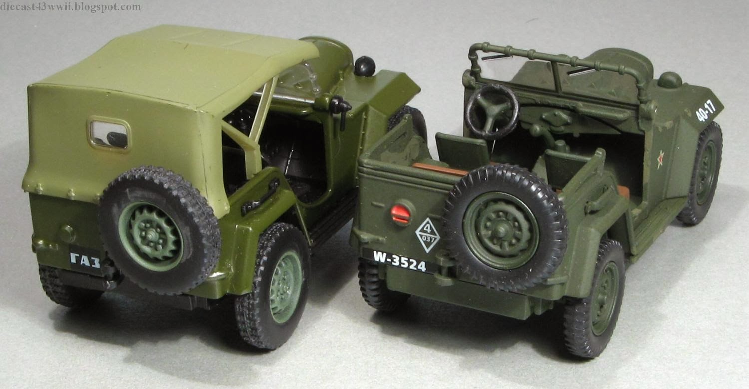 Military scale models: GAZ-67B. De Agostini