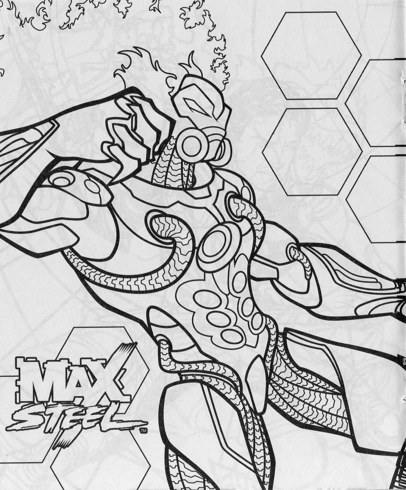 Max Steel Museo: Navidad: Libro Para Colorear de Max Steel ¡REGALO!