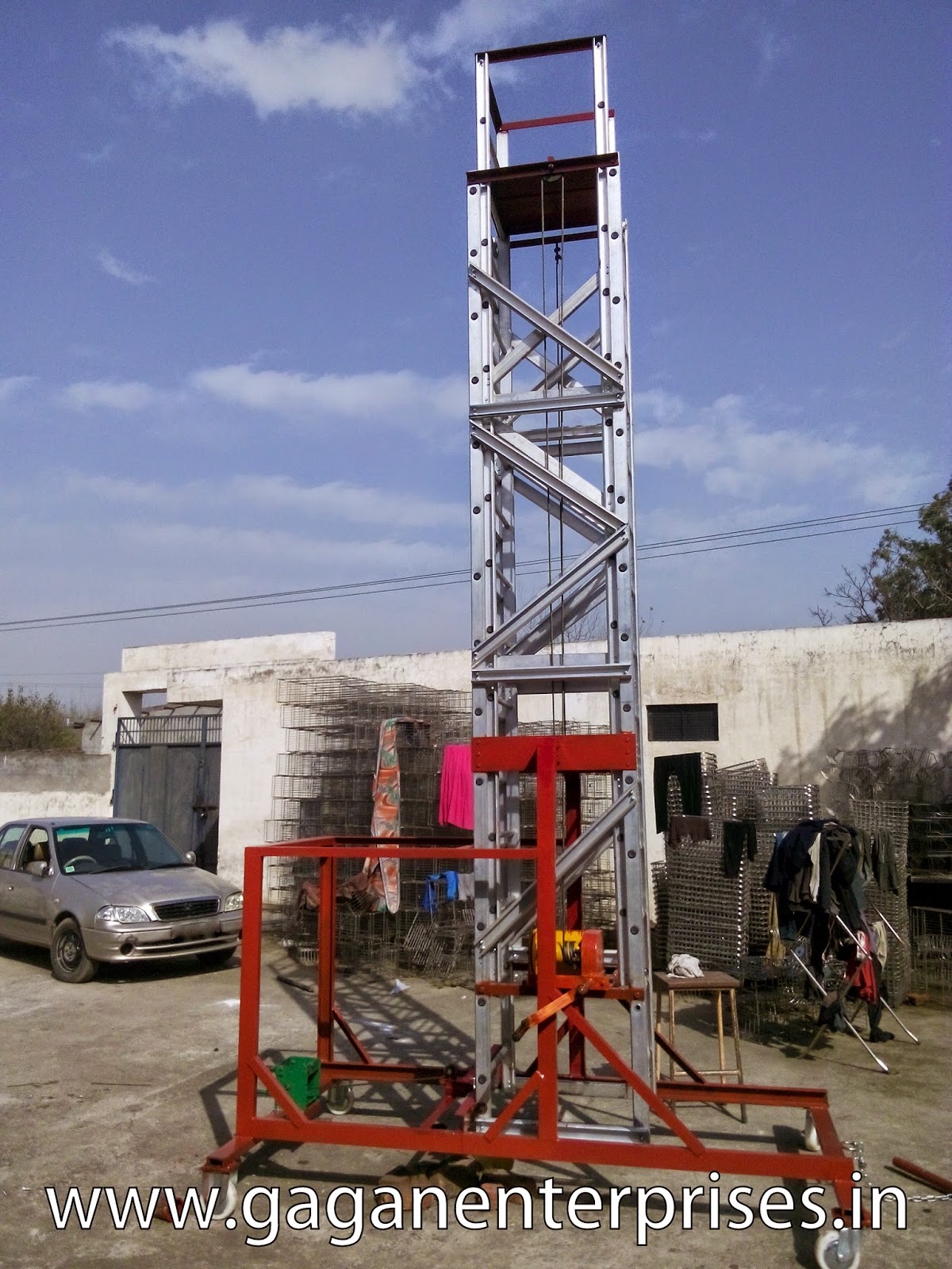 Commercial Tower Ladder: Aluminum Tower Ladders Ludhiana