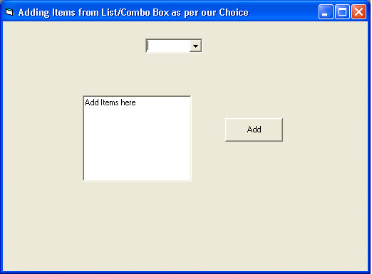 Ignou Vb 19 Adding Items In A Listbox Combobox Through Program