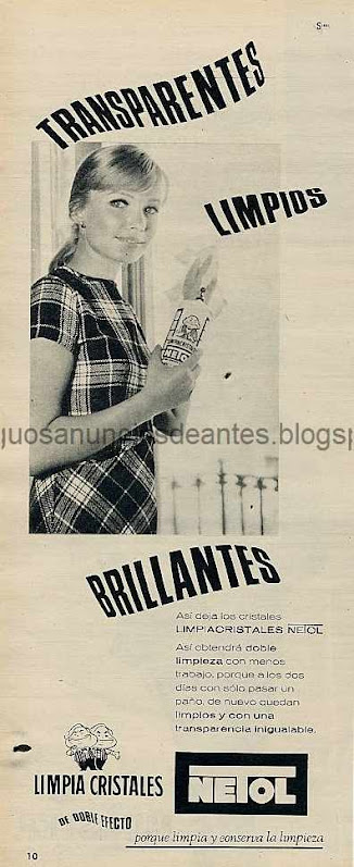 Antiguos anuncios de antes: Netol (producto limpieza) (12 anuncios)