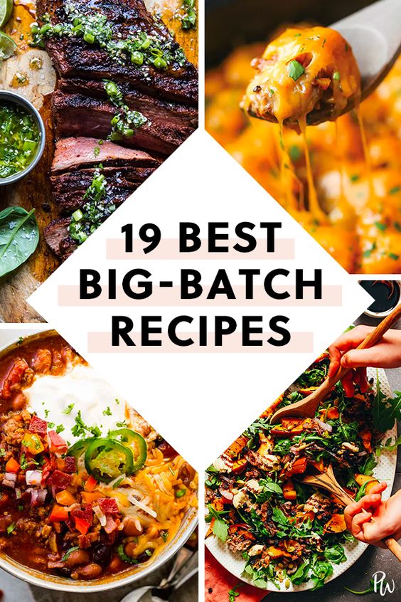 19 Big-Batch Dishes to Feed a Crowd - Food Inspiration Healthy