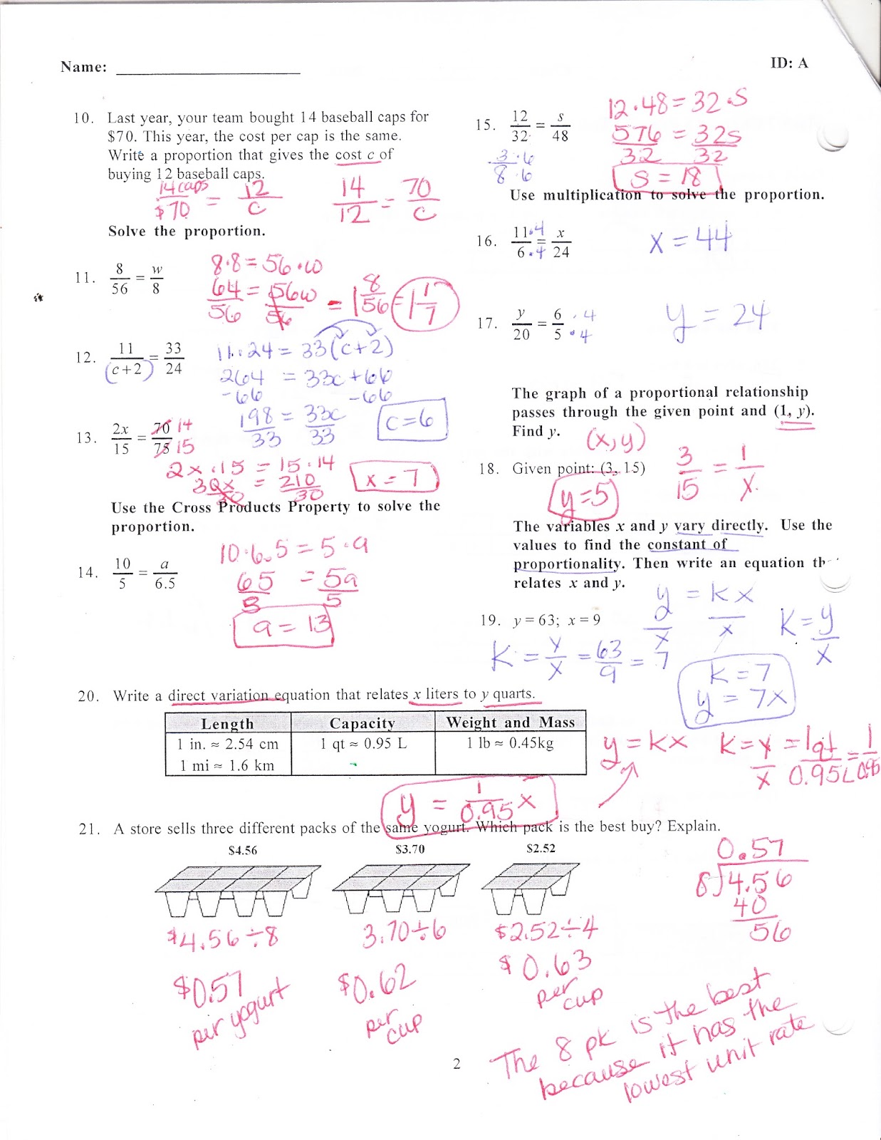Ms. Jean's Classroom Blog: Chapter 5 Practice Test Answers