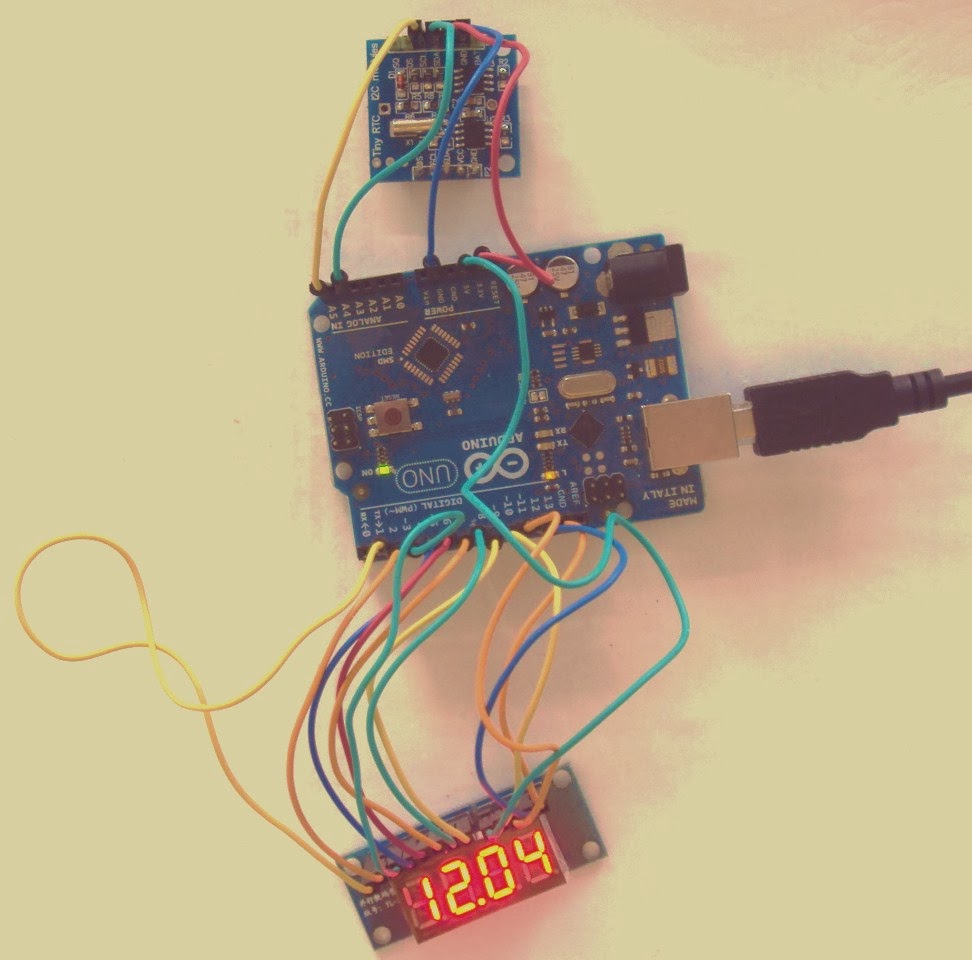 Vellamy's blog about Arduino: Digital Clock