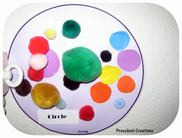 Preschool Creations: Circle Collage