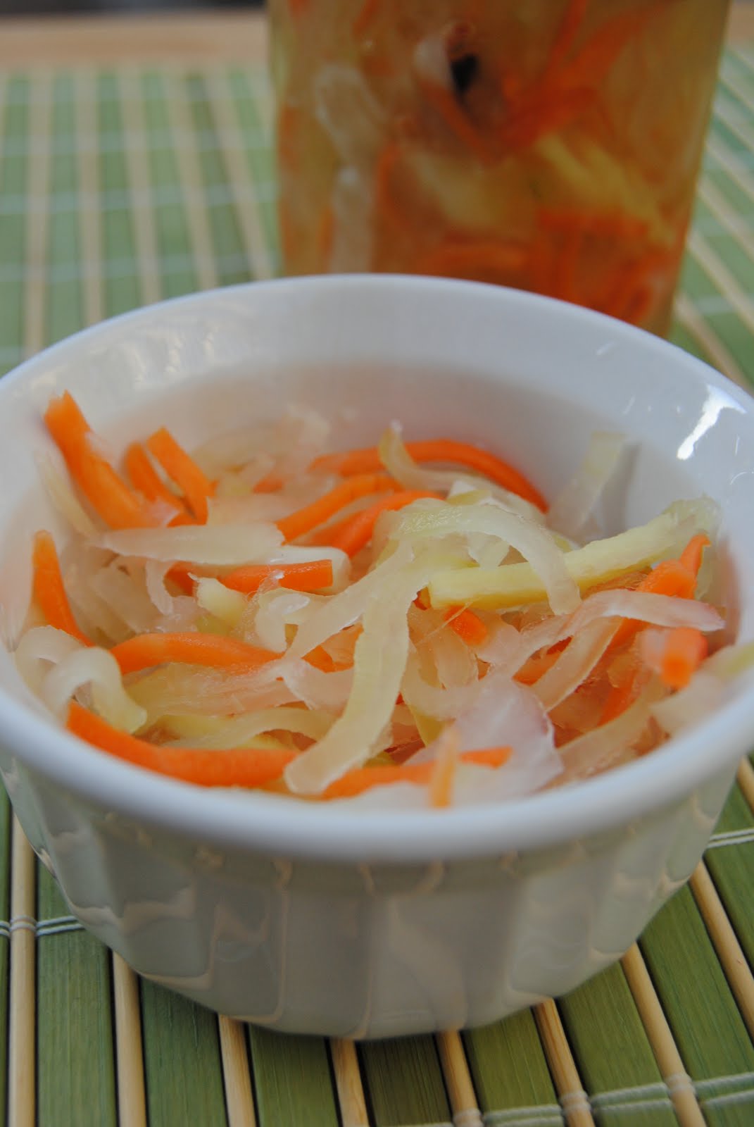 Malikala's Ono Kine Grinds: Atchara (Pickled Green Papaya)