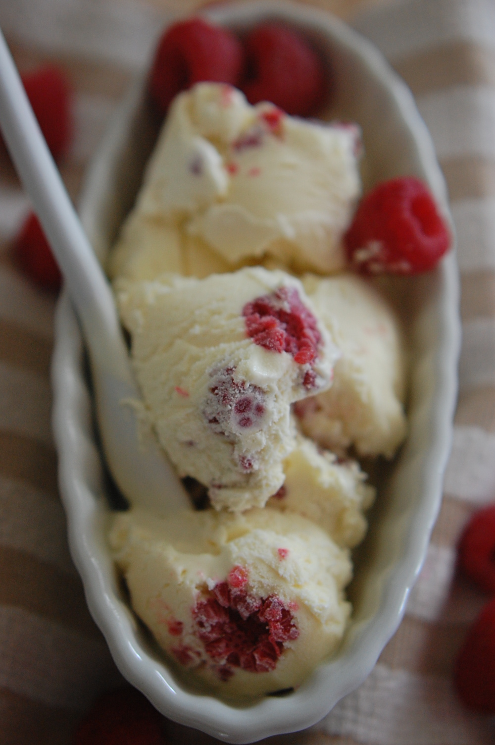 Food, Fun & Life: Frozen Raspberry Cream Custard