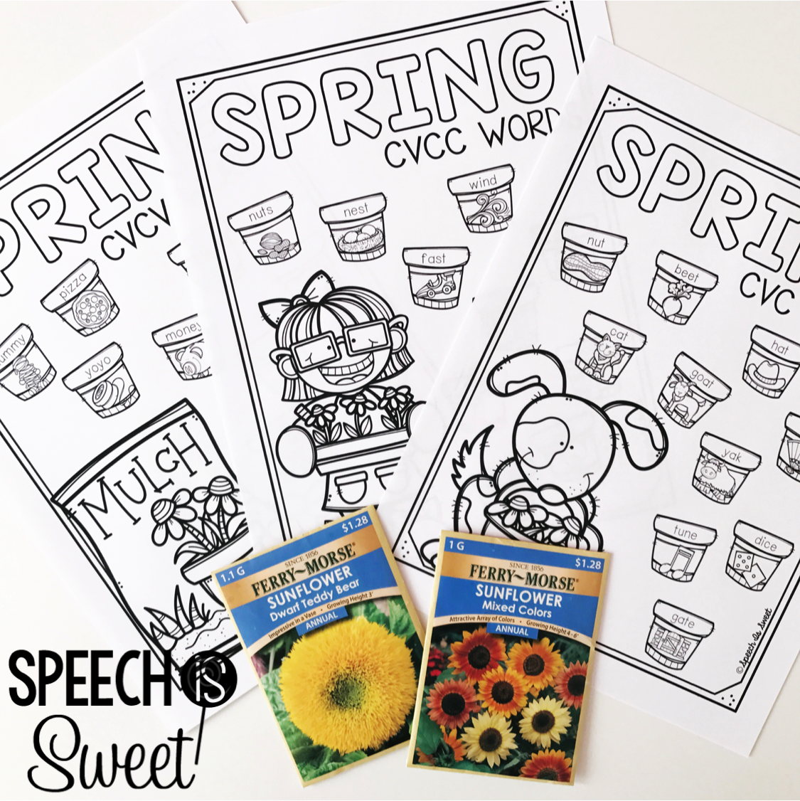 Garden Theme in Speech Therapy! - Speech is Sweet