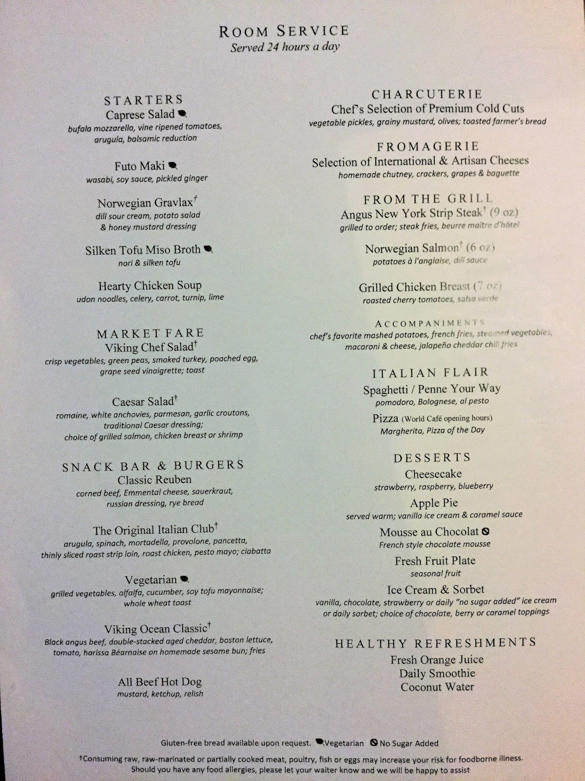 JCruising: Viking Star Food