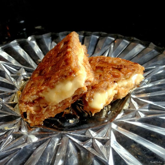 All that melty brie with the peanut butter and banana...soooo good! And ...