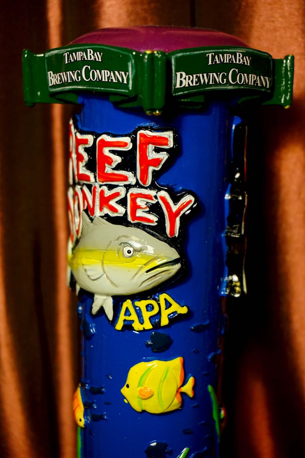 Tap Handle #565: Tampa Bay Brewing - Reef Donkey American Pale Ale