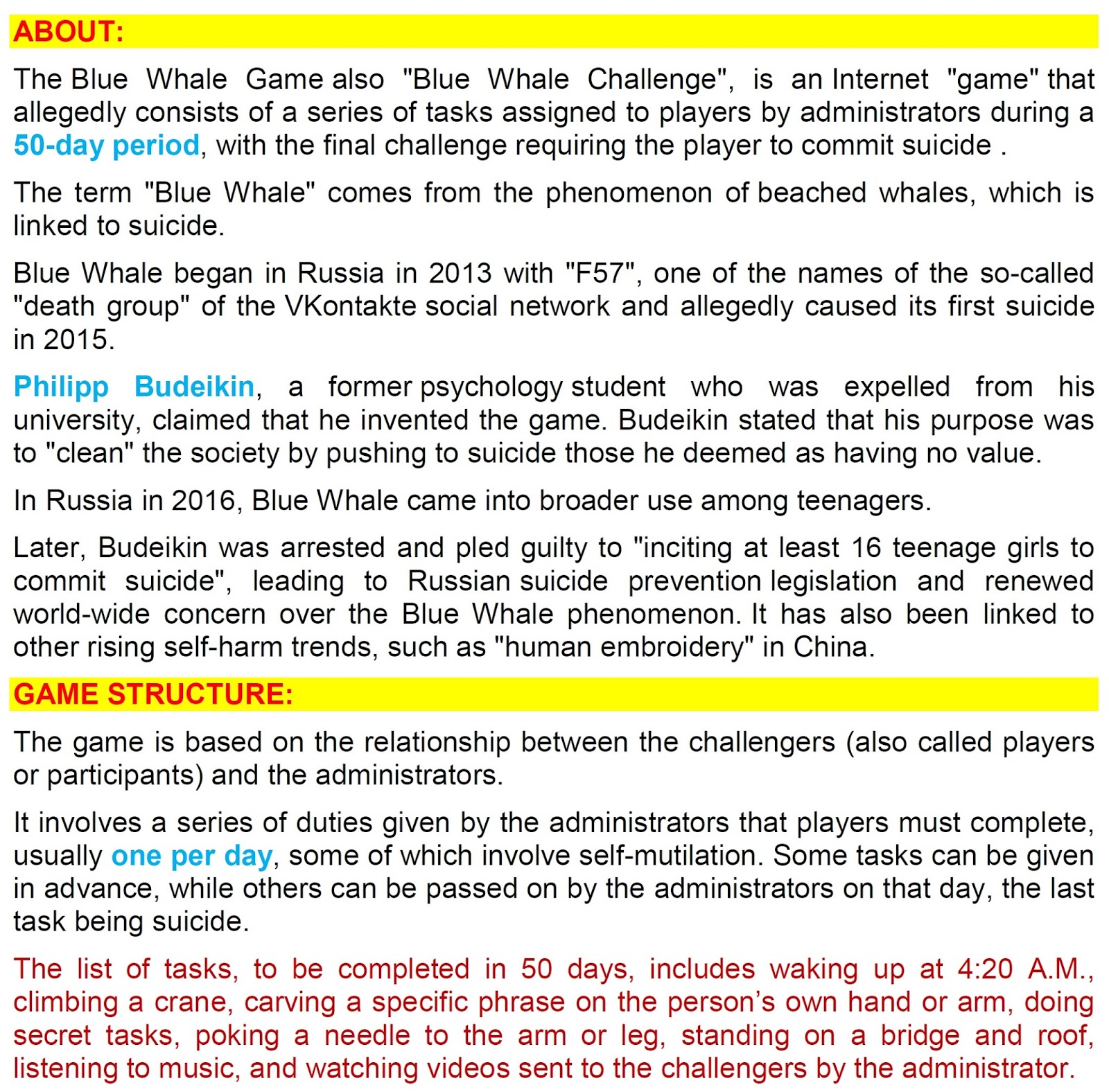 OSS TODAYS: Advisory: Blue Whale Challenge