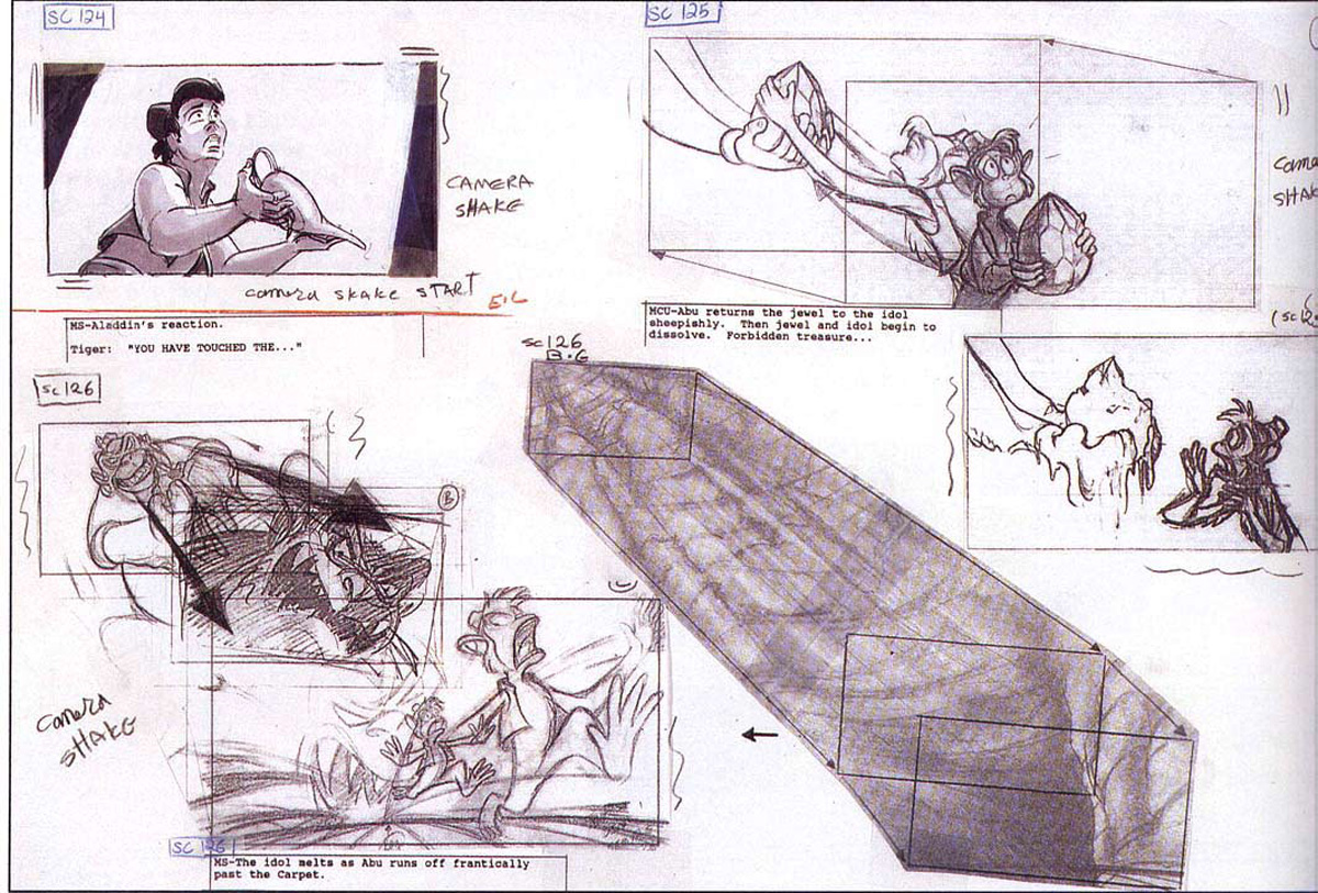 Living Lines Library: Aladdin (1992) - Storyboards