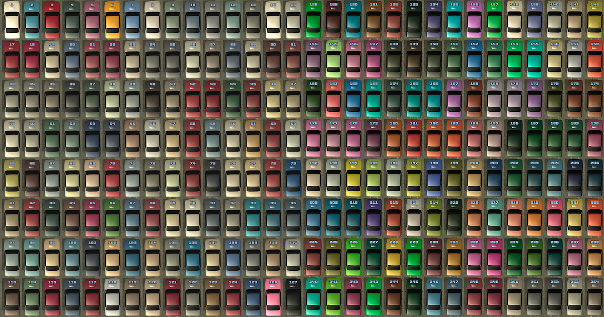 Tabela com ID de Cores para SA:MP ~ Brasil Samp Games