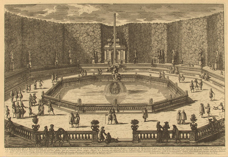 View of the Fountain with the Statue of the Goddess of Victory ...
