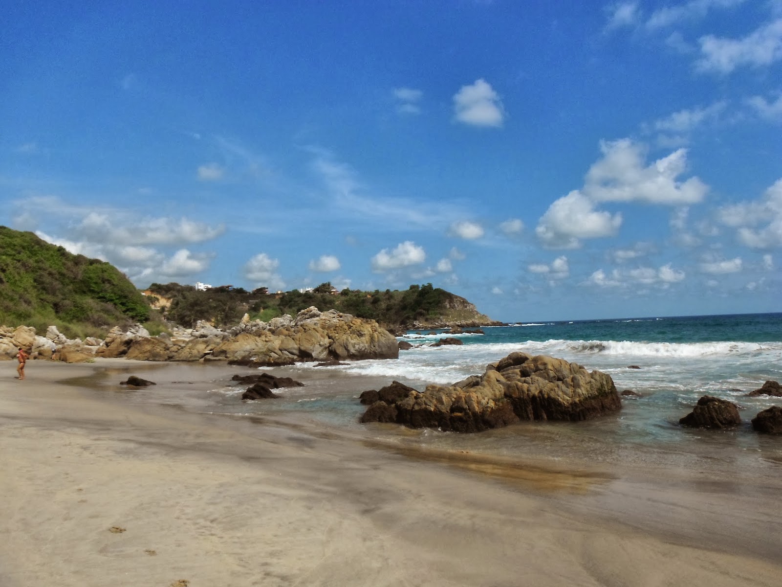 Ecoturismo en México, arte y cultura: playa Bacocho - Puerto Escondido ...
