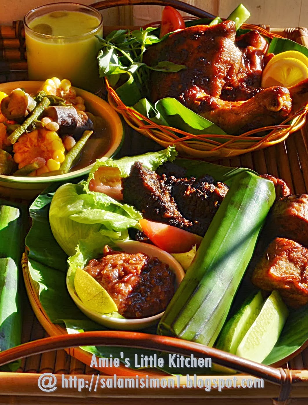 Nasi Timbel Komplit : Asian Food Festival - Indonesia - Amie's Little ...