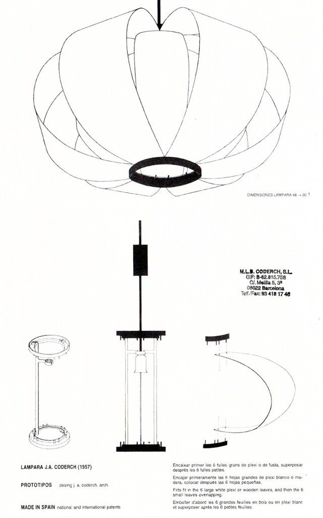 alambiLAB: Disa lamp by J.A. Coderch