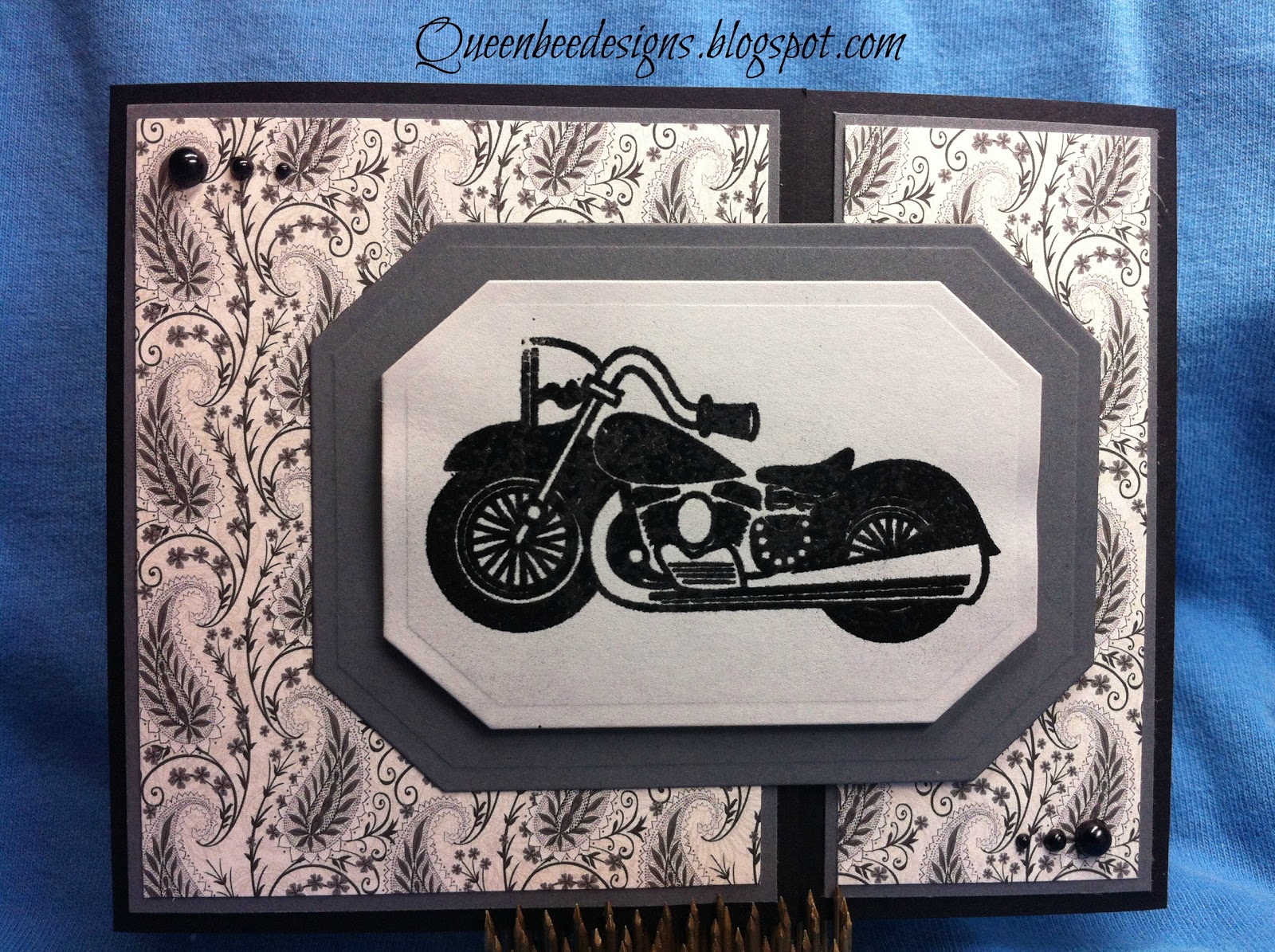 A Jillian Vance Design: Motorcycle Sympathy Card