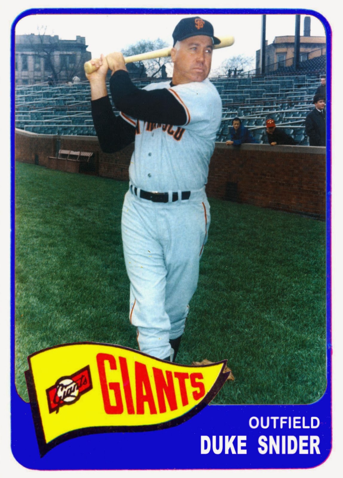 Cards That Never Were: 1965 Topps Duke Snider - 30 Tribute Card Project ...