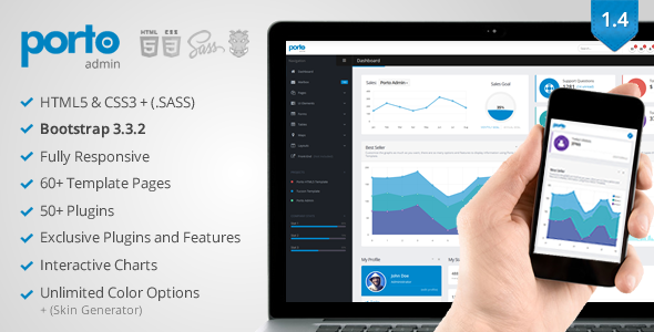 Tutorials: ThemeForest - Porto Admin - Responsive HTML5 Template